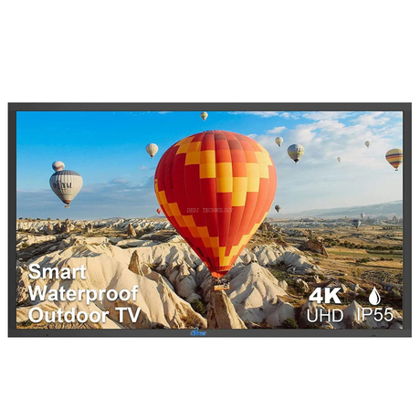 2024 Outdoor Full Sun TV Smart UHD Television IP55 Waterproof ...